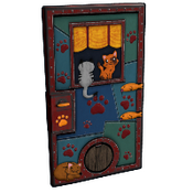 MeowMeow Sheet Metal Door | RustStash
