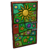 Flower Power Door | RustStash