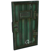 Green Armored Container Door | RustStash