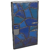 Blue Puzzle Door | RustStash