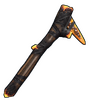 Ancient Amber Stone Pick Axe | RustStash