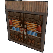 Pixel Metal Double Door | RustStash