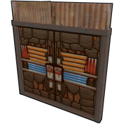 Pixel Metal Double Door | RustStash
